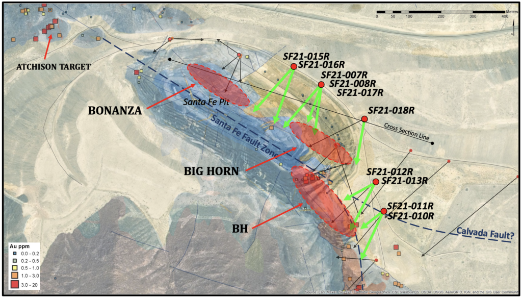 SANTA FE - LAHONTAN GOLD CORP